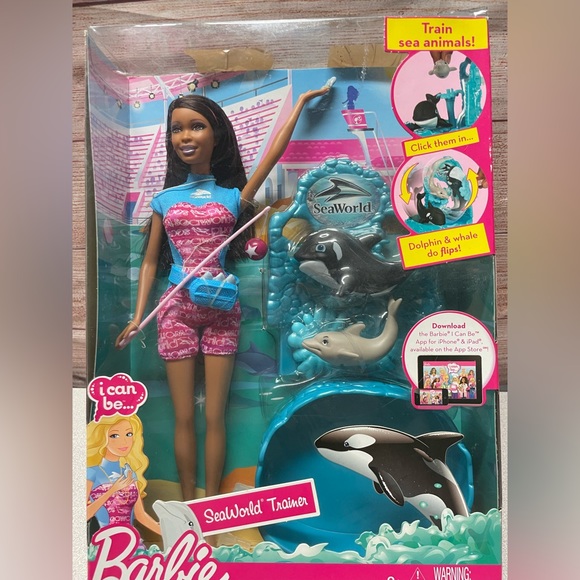 Mattel | Toys | Barbie Nikki Dolphin Doll I Can Be Sea World Trainer ...